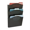 Safco Steel Triple Letter Size Wall File, Black Metal Hanging Holder ...