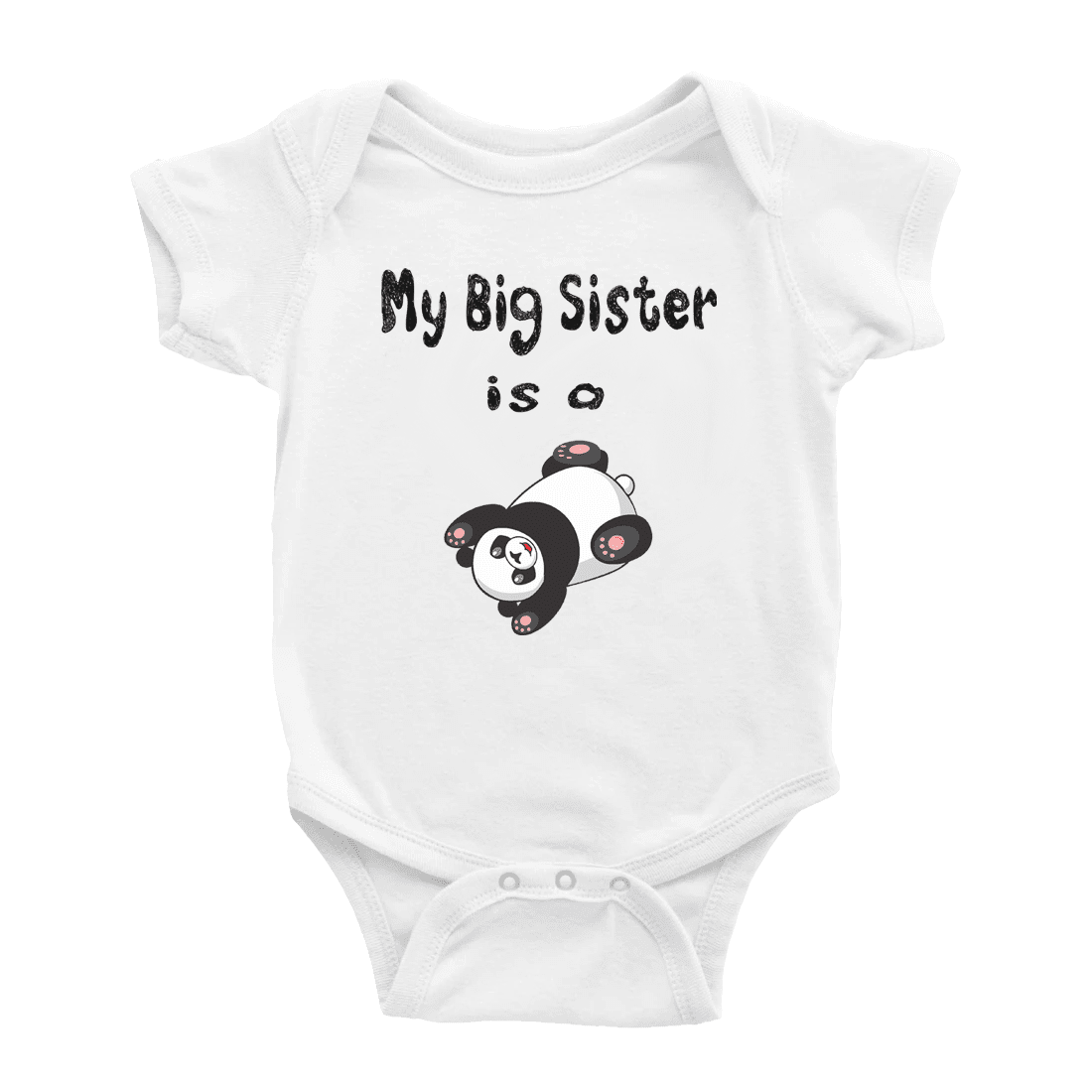 Click here for Babywen My Big Sister Is A Panda Funny Baby Bodysu... prices