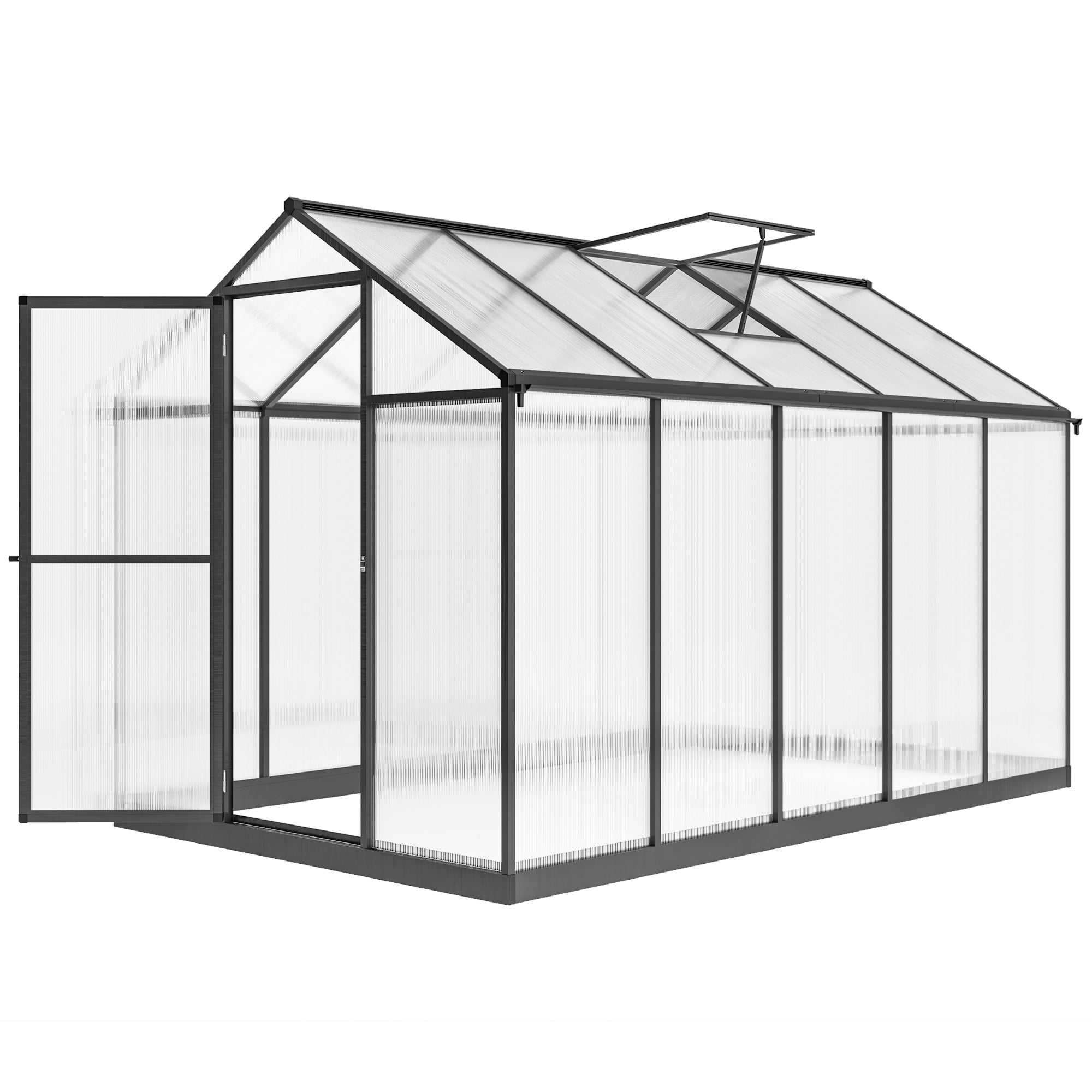 Click here for Outsunny 10 X 6 X 6.4 Polycarbonate Greenhouse Wit... prices