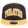 Men's New Era Black Pittsburgh Pirates Throwback Meshback Golfer Hat ...
