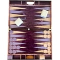 Acrylic Backgammon Set 18" Large Premium Board and Pieces (Dark Purple ...