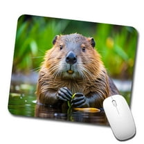 Stained Glass Fox Sitting Mouse Pad Low Profile Gaming Mat - Walmart.com