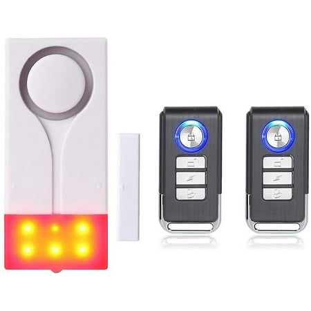 Door And Window Alarm - Wireless Burglar Alarm With Loud 105 Db Sound ...