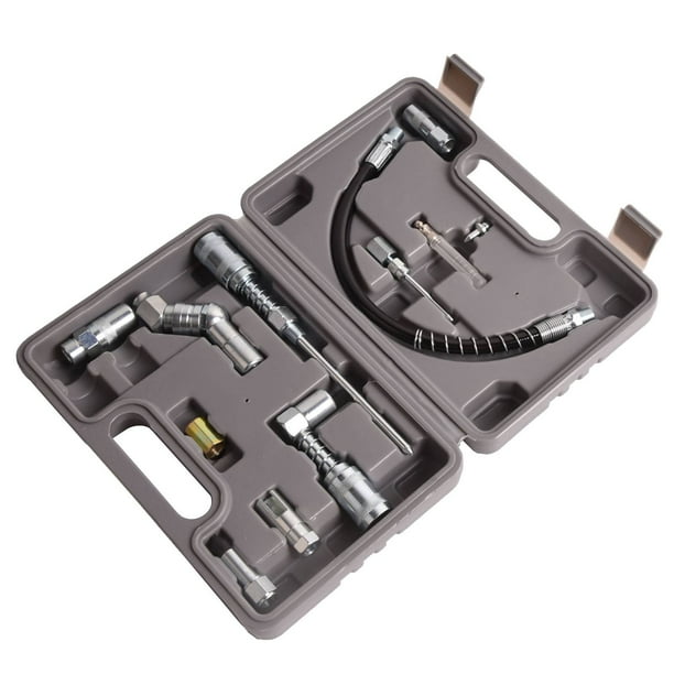 Dawot 12 Piece Grease Gun Accessory Set - Including Flex Hose with ...