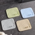 Flexible Shower Drain Cover, Silicone Stopper Pad for Bathroom Sink ...