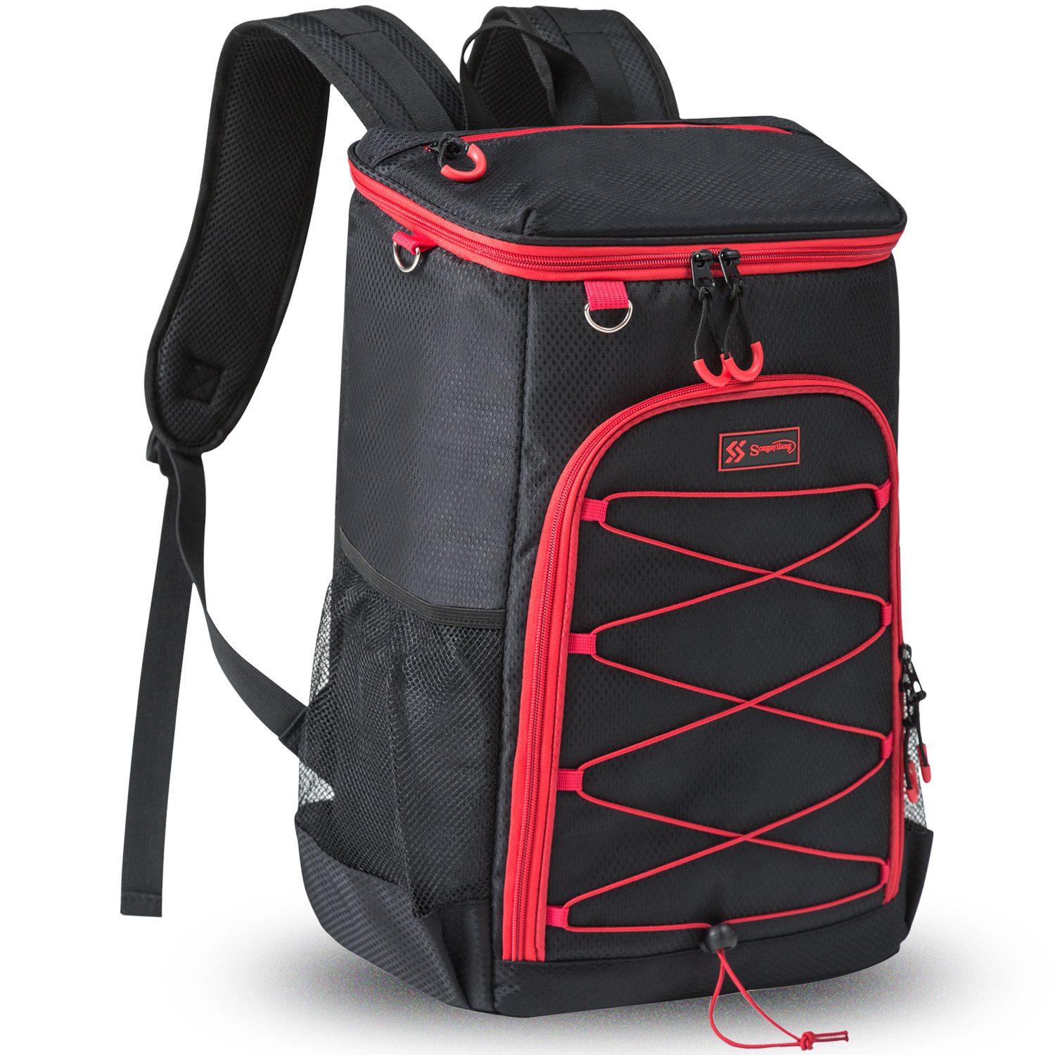 Sougayilang Backpack Cooler 25/30 Can Large Capacity Soft Sided Cooler ...