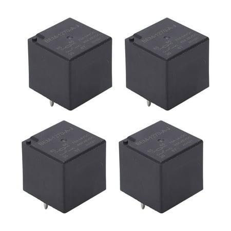 Automotive Relay, 4Pcs Copper Coil 14V DC 70A 28V DC 40A Switching ...