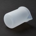 1pc Silicone Measuring Cup DIY Epoxy Craft Mold Tools White 6.7x5.6x6 ...