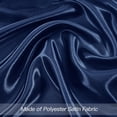 12 Pcs Silky Navy Blue Satin Napkins 17 x 17 Inches, Square Smooth ...