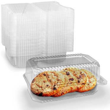 Detroit Forming LBH-944 Clear OPS Plastic Hinged Locking Food Container ...