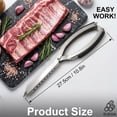 Rib Membrane Removal Tool - Heavy Duty Stainless Steel BBQ Prep Kit ...