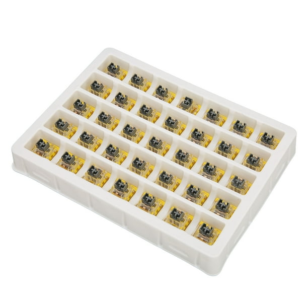 Keyboard Switches, 35Pcs Silent Linear Mechanical Keyboard Switch With ...
