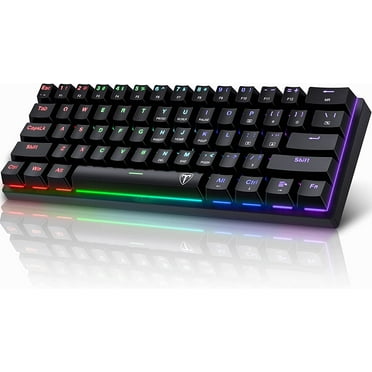 E-Blue Mazer-X Metal Panel Air-Keys Gaming Keyboard, Black - Walmart.com