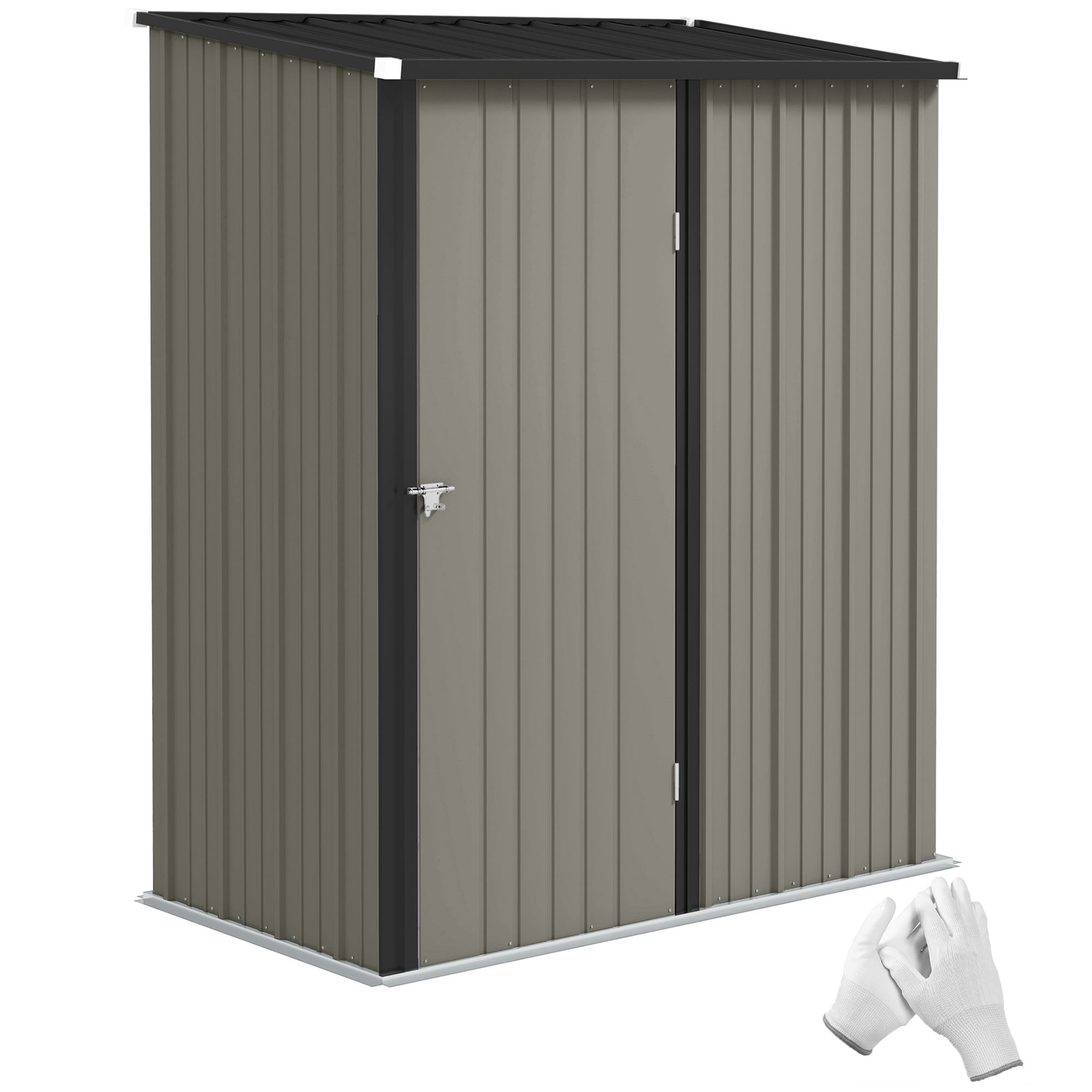 Click here for Outsunny 5x3 Outdoor Storage Shed W/ Single Door... prices