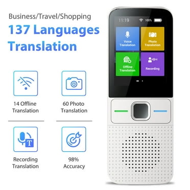 Portable Smart Languages Translator Instant Voice Translation over 70 ...