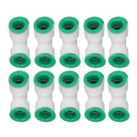 10Pcs T Type Hose Connectors 3 Way Quick Connect Push Pipe Joint ...
