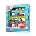 Melissa & Doug First Play Roll & Ring Ramp Tower With 2 Wooden Cars ...
