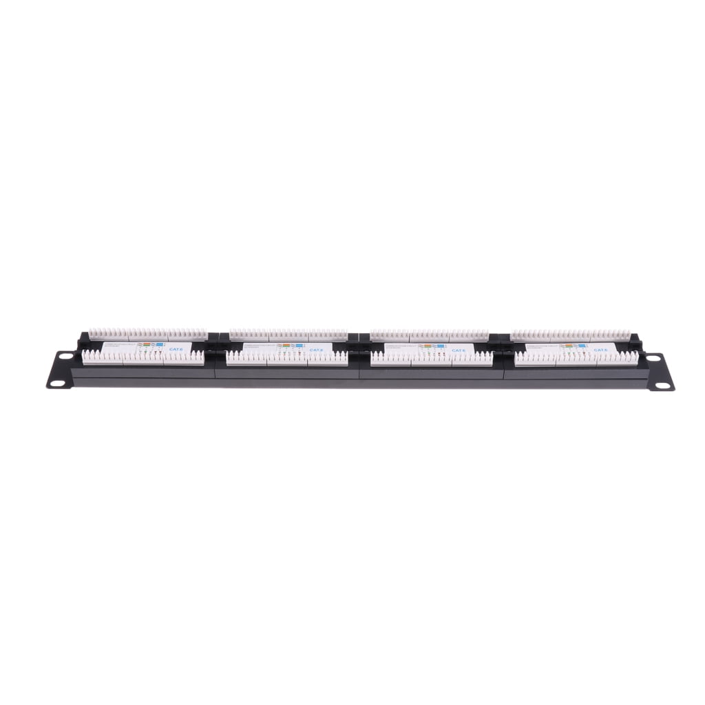 Buy 24-Ports cat six 1U Unshielded Rackmount Patch Panel Patch Panel ...
