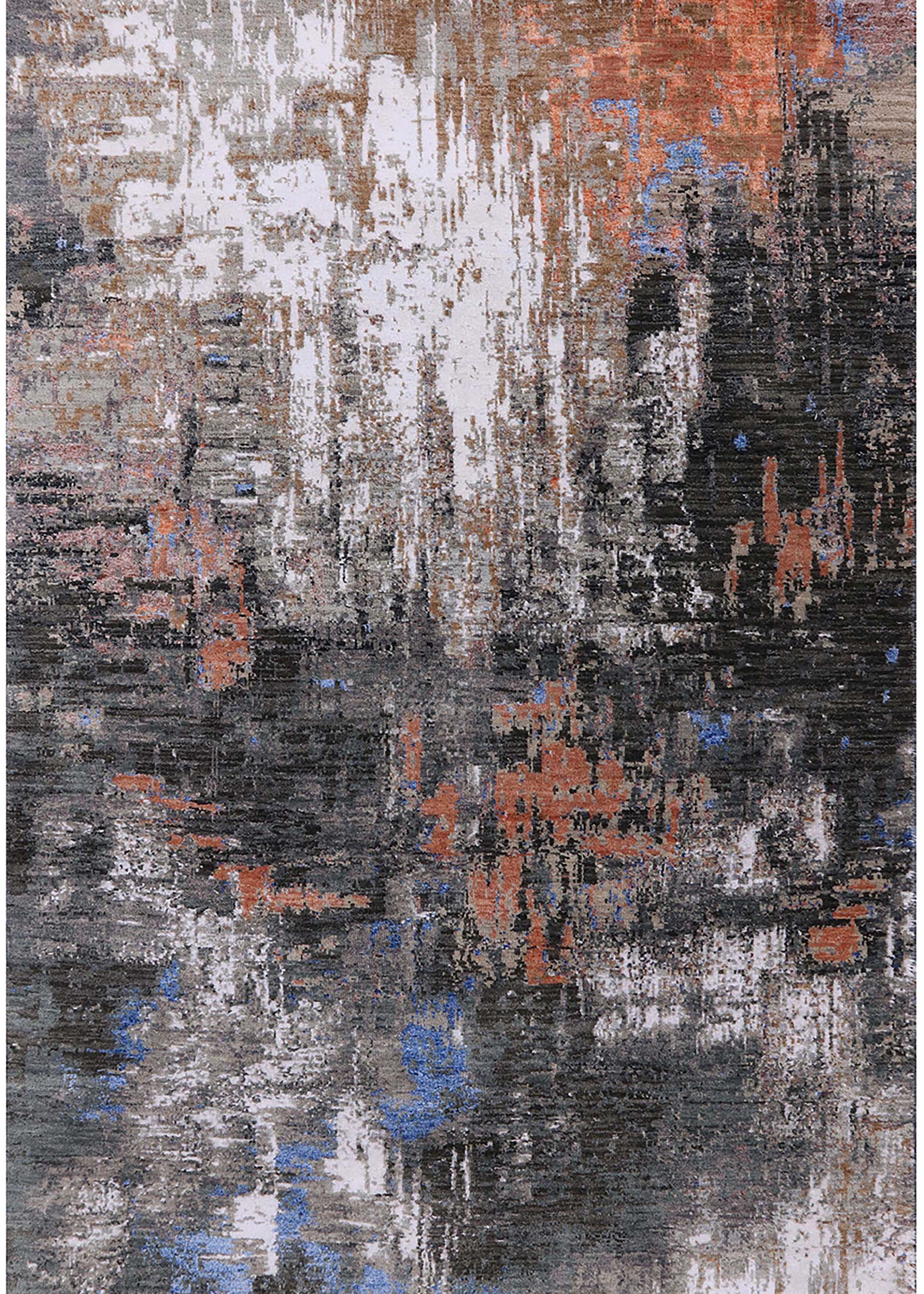 Ahgly Company Indoor Rectangle Mid-Century Modern Charcoal Gray ...