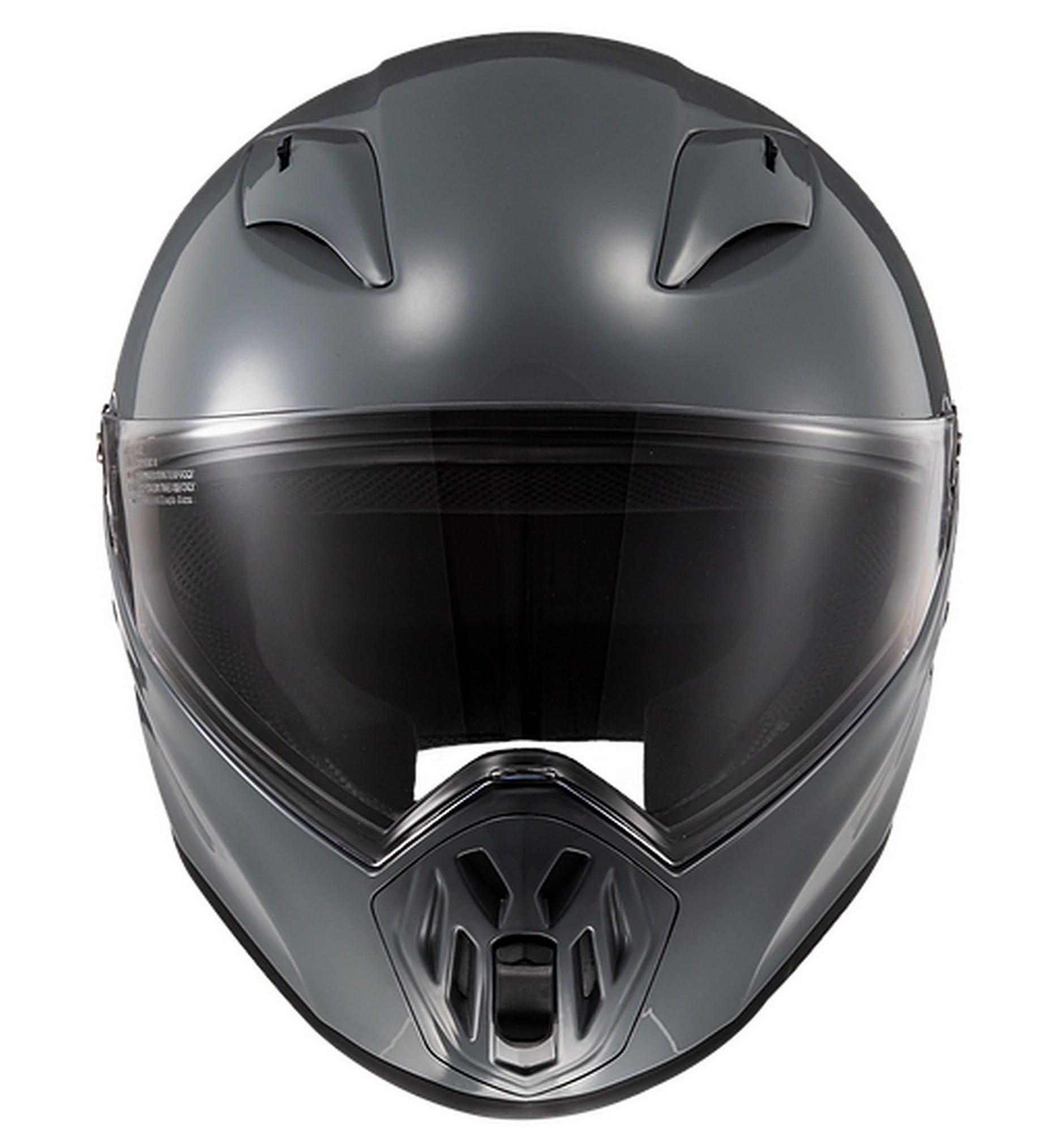 Buy LS2 Street Fighter Retro Solid Motorcycle Helmet Gloss Battleship ...