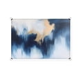 Abstract Watercolor Sun Shade Sail 12'X16' Blue Gold Gradient Graffiti ...