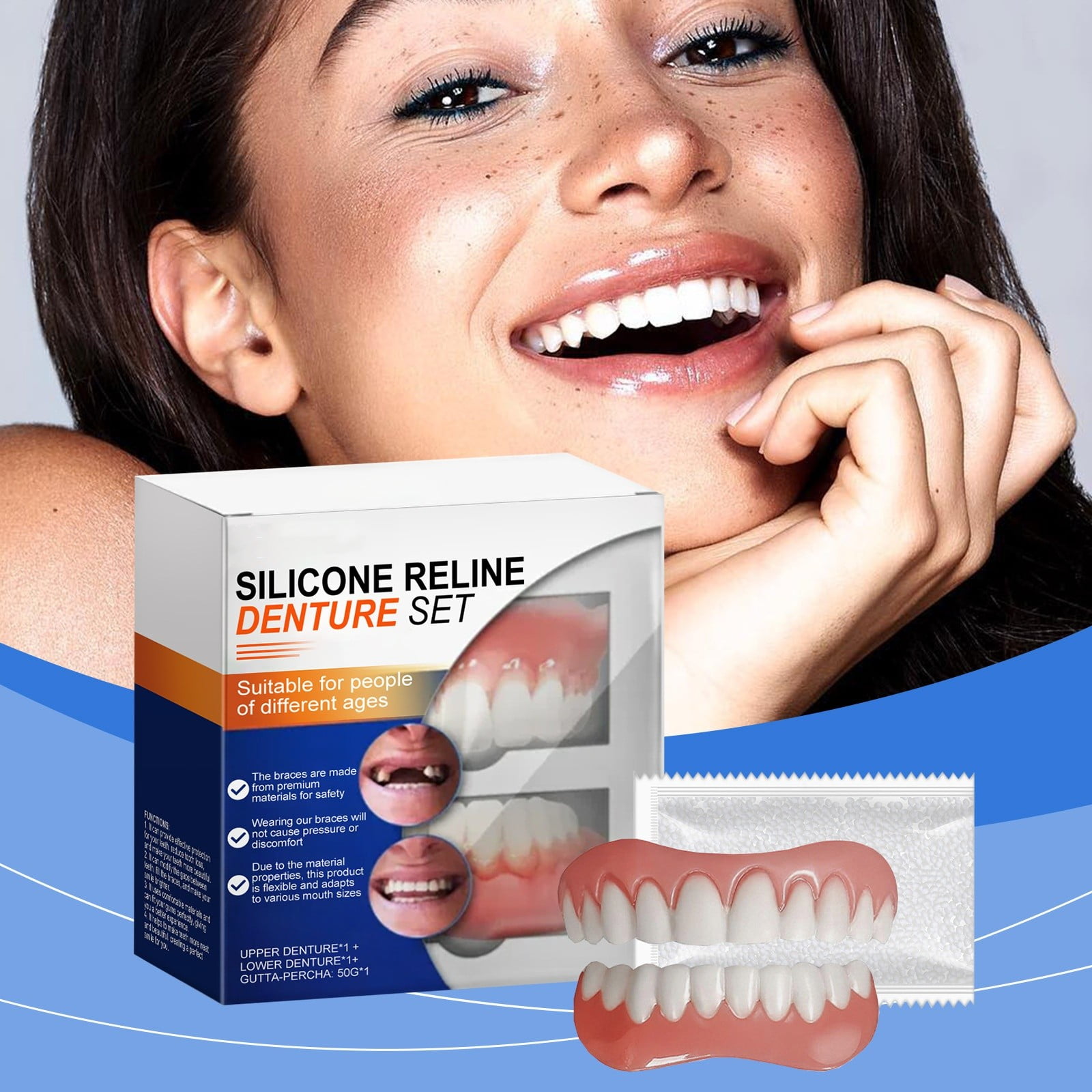 DHGDJ54G Denture Silicone Liner Kits Denture Liner Kits Denture ...