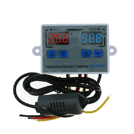 Goriertaly Thermostat LED Screen Dual Display Temperature Controller ...