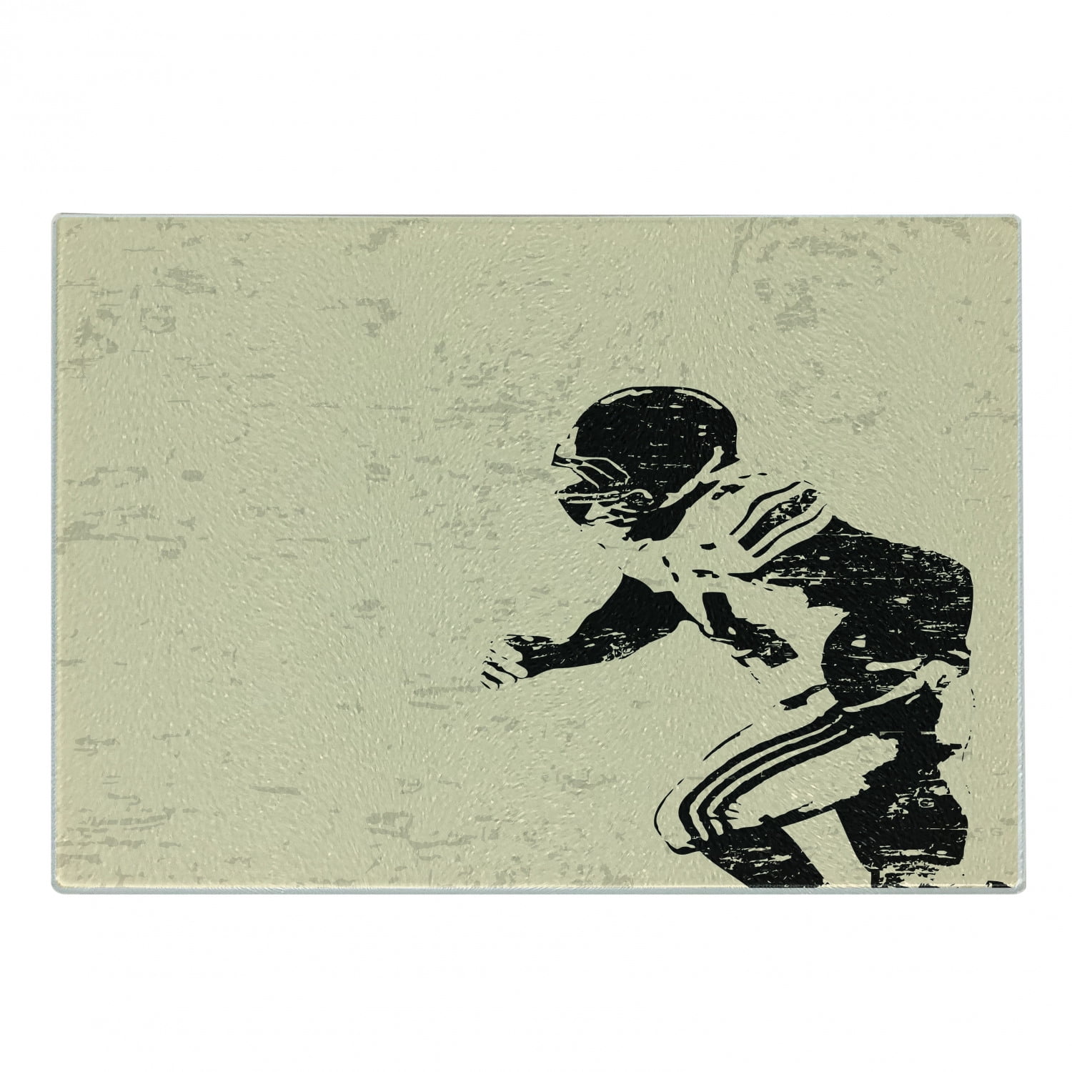 Sports Cutting Board, Rugby Player in Action Running Success in Arena ...