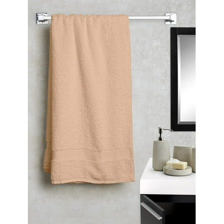 Graccioza Long Double Loop Towels Bath Towel (28 x 55, White), 100% ...