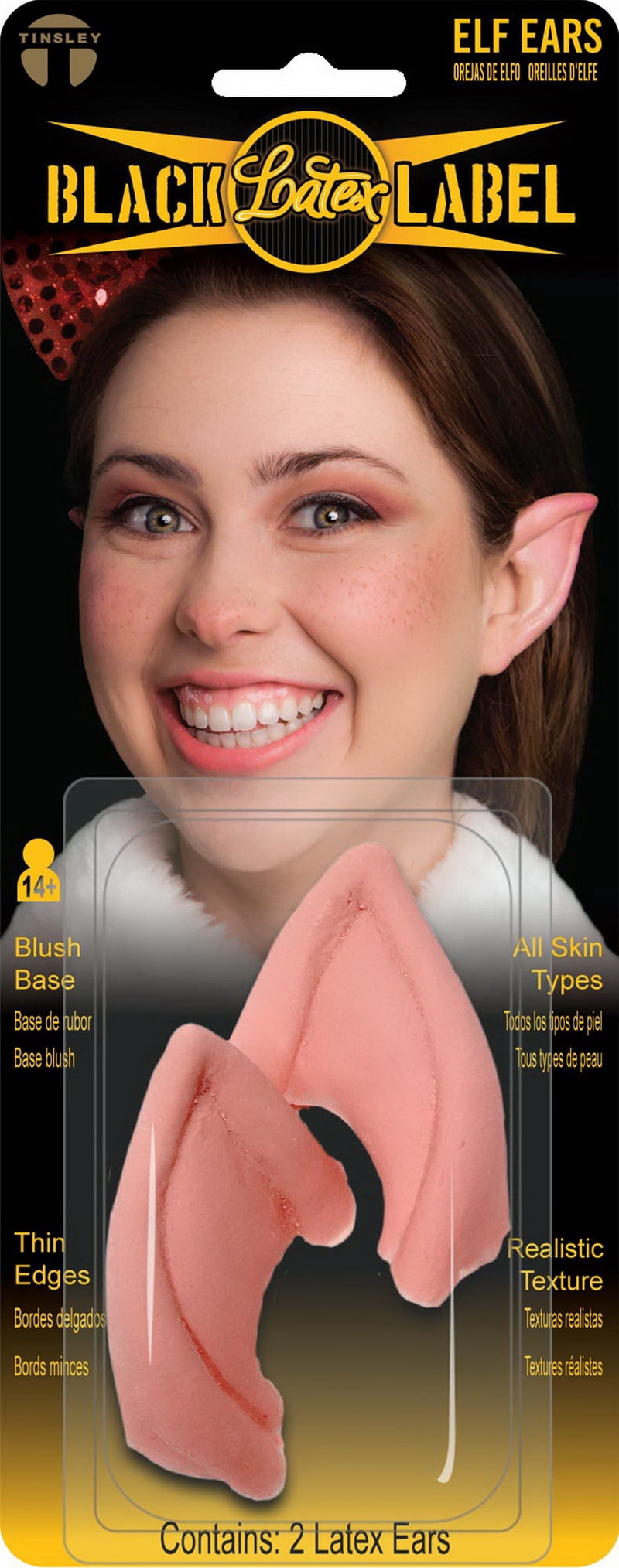 Tinsley Tattoos DFBLL008 Elf Ears Latex Prosthetics - Walmart.com