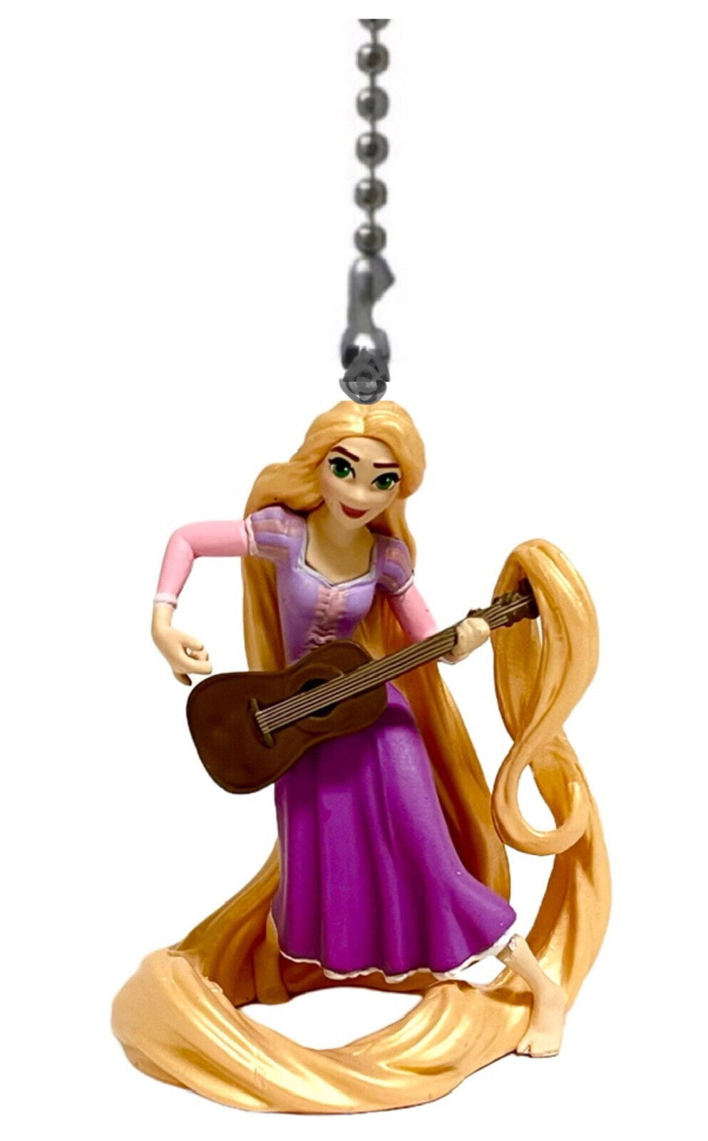 Princess Rapunzel & Guitar Playful Tangled Fan Lamp Pull Figure ...