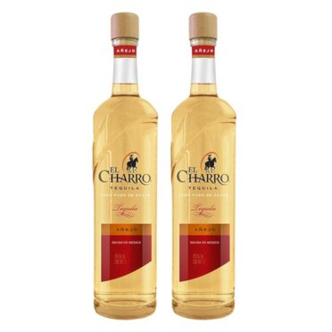 Pack de 12 Tequila El Charro Reposado 100% 1 L | Walmart en línea