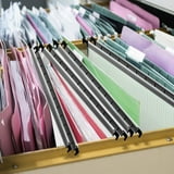 Letter Size Clear Hanging File Folders Hanging Document Folder Plastic ...