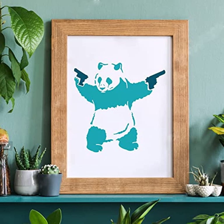 Banksy Stencils Panda