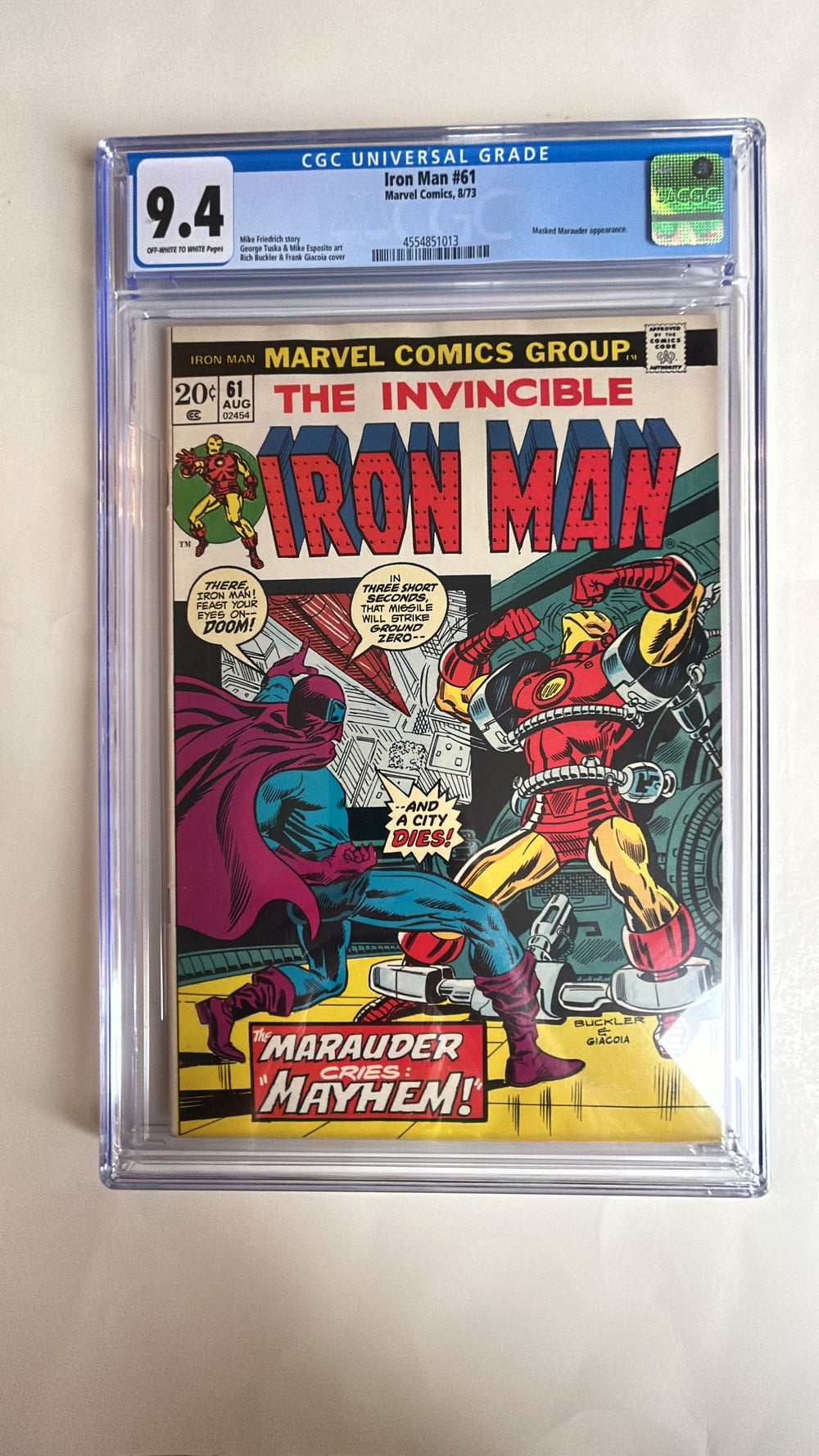 Iron Man #61 - CGC 9.4 Comic Book - Walmart.com