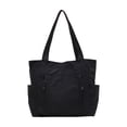 Dongrere Multi-Pocket Nylon Tote Bag, Waterproof Shoulder Handbag with ...