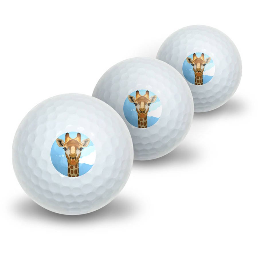 Giraffe Zoo Animal Safari Novelty Golf Balls, 3pk - Walmart.com ...
