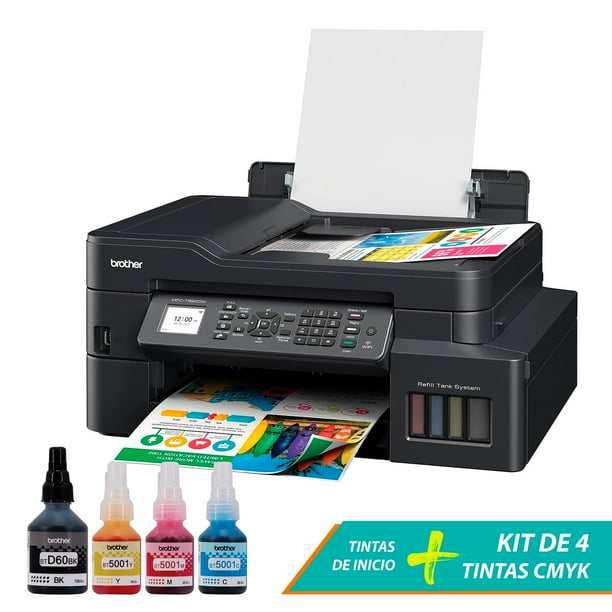 MULTIFUNCIONAL BROTHER MFC-T920DW INKBENEFIT COLOR 26 PPM WIFI USB ETHERNET DUPLEX ADF + KIT DE ...