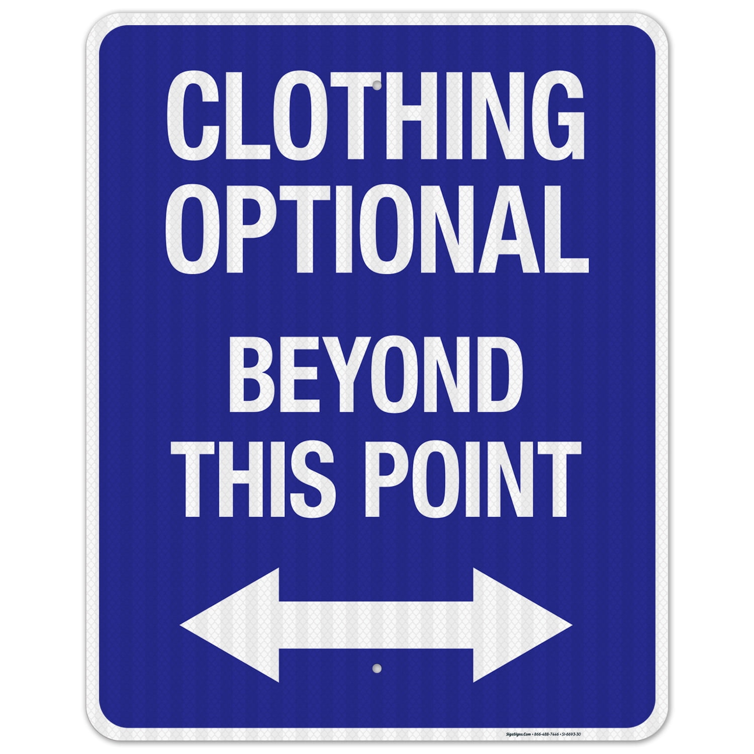 Clothing Optional Beyond This Point Sign, Pool Sign, - Walmart.com