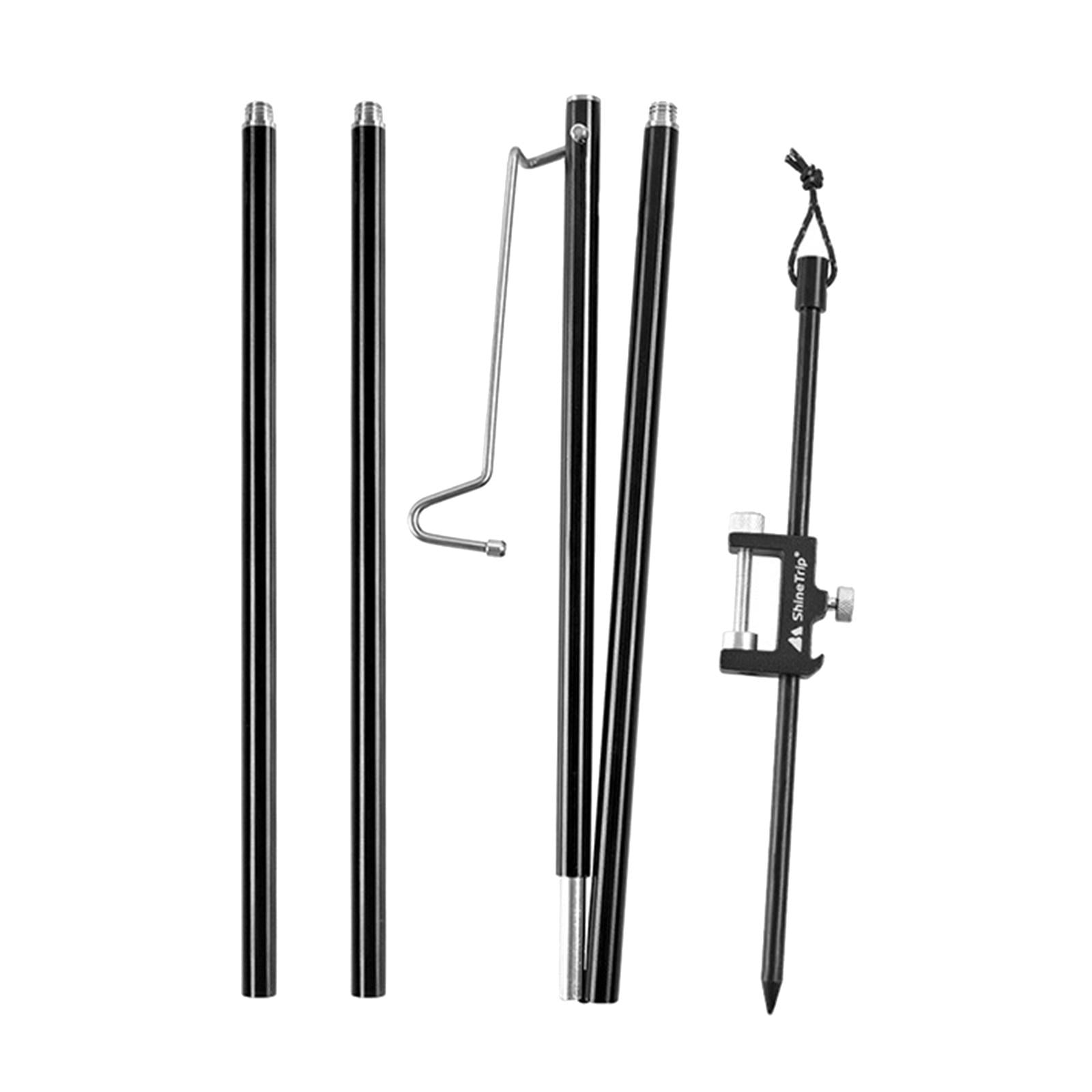 Lamp Pole Hanging Poles Accessories Folding Lantern Stand for Camping ...