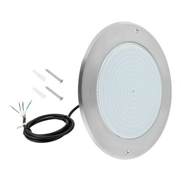 Poolexa 10 Inch Large LED MultiColor Inground Pool Light with 50 Foot ...