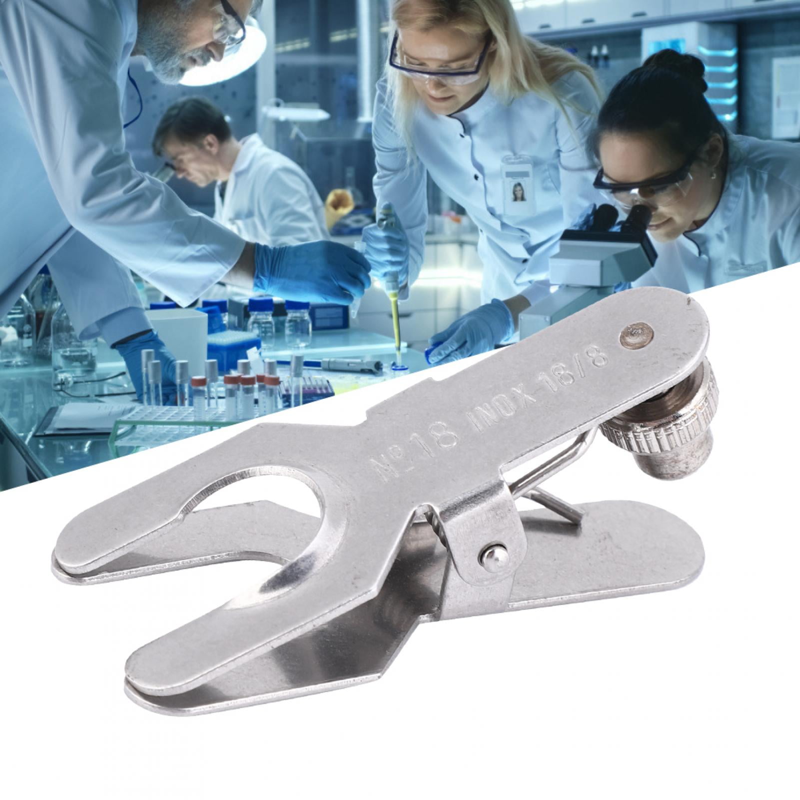 Buy LYUMO Glass Ball Clamp,Lab Pinch Clip,Stainless Steel Lab Clamp ...