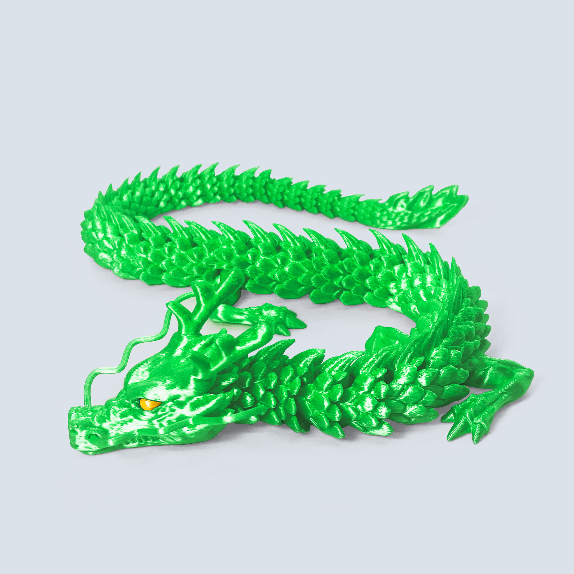 3D Printed Dragon, Articulated Dragon Fidget Toy Posable Flexible ...