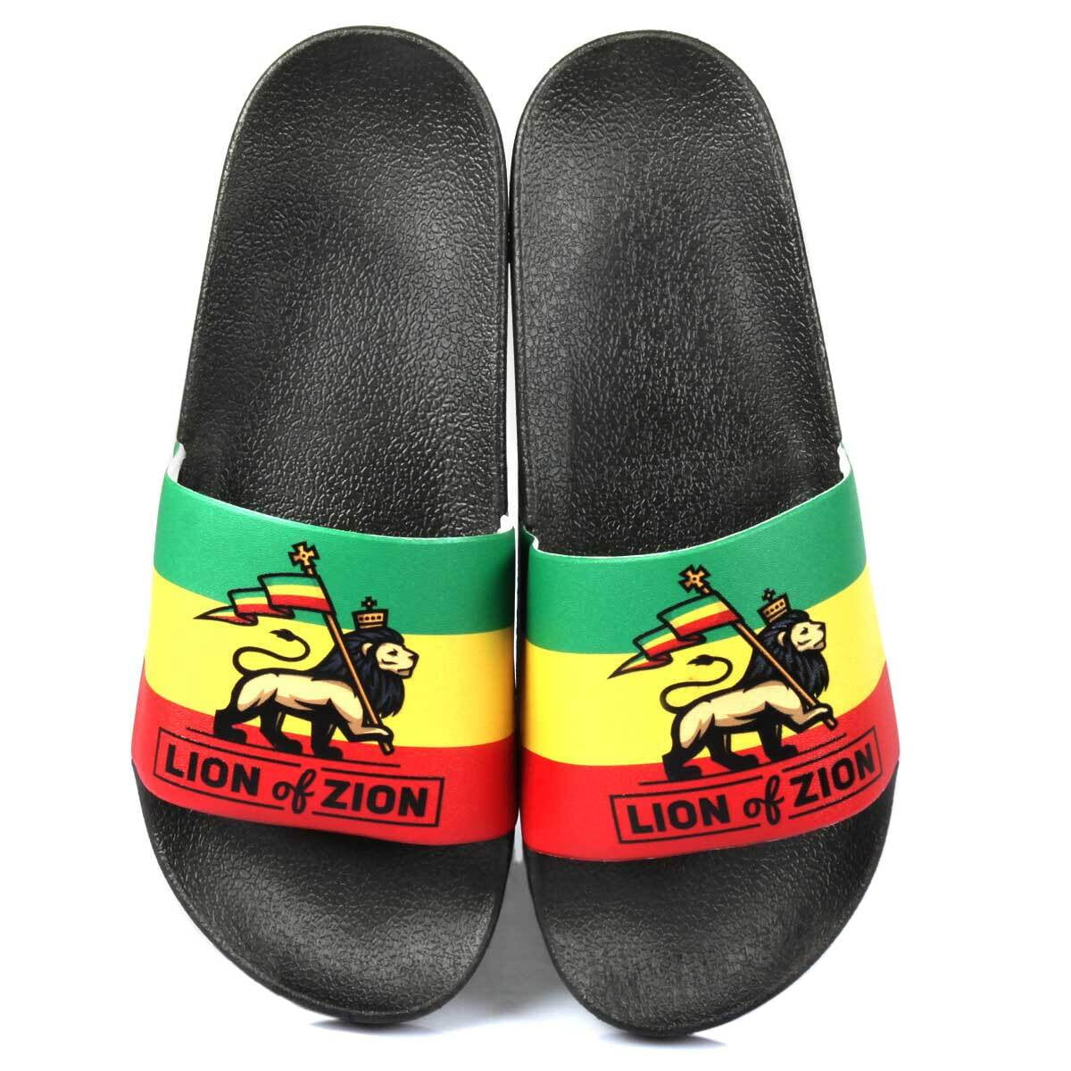 Jamaican Rasta Reggae RGY Caribbean Slippers Sandals for Women and Men ...