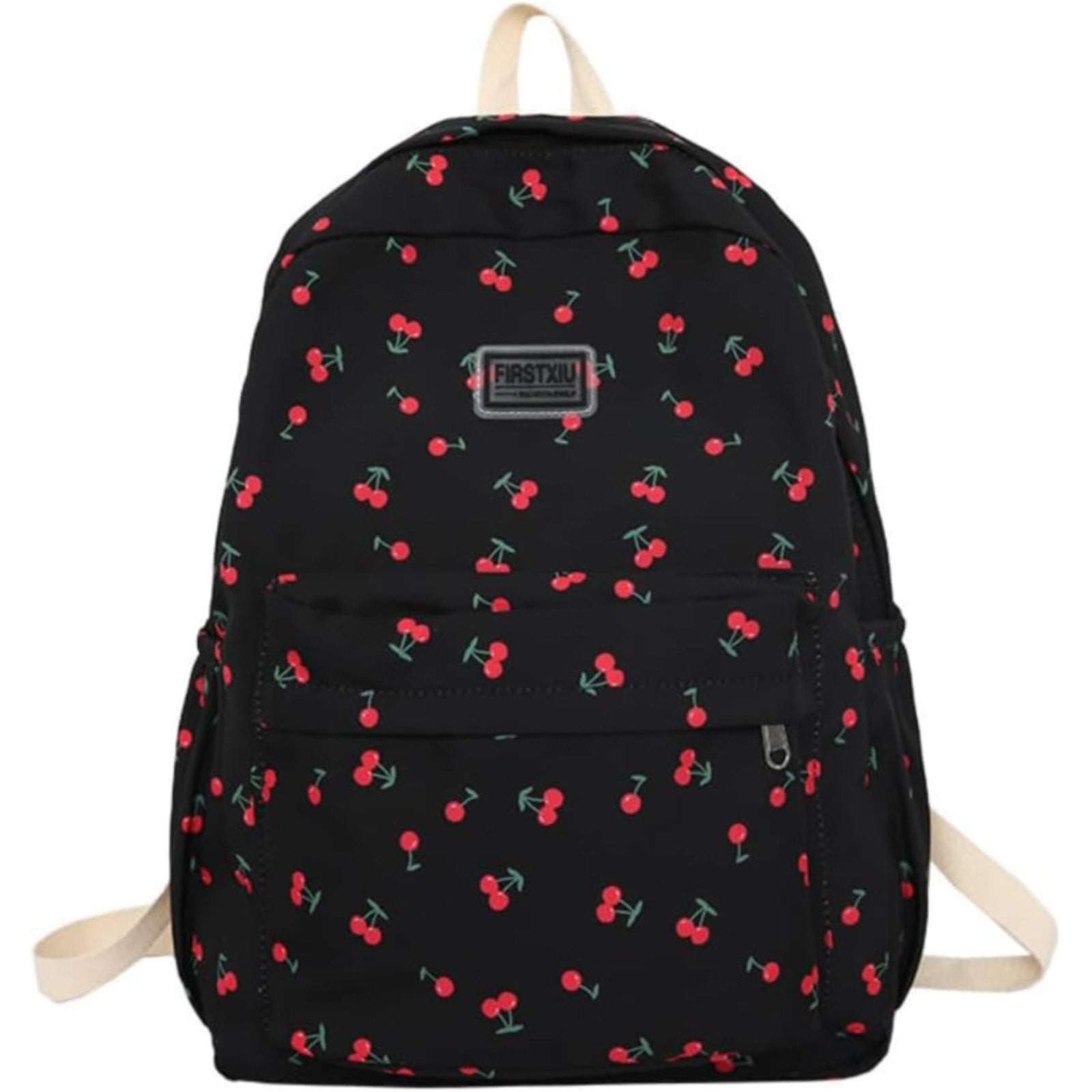 Click here for Cxui Backpack  Lightweight Nylon Cherry Print Back... prices