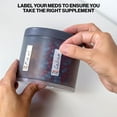 Pill Thing Daily Dose Holders, Extra Large Bottle, 10 Compartments ...