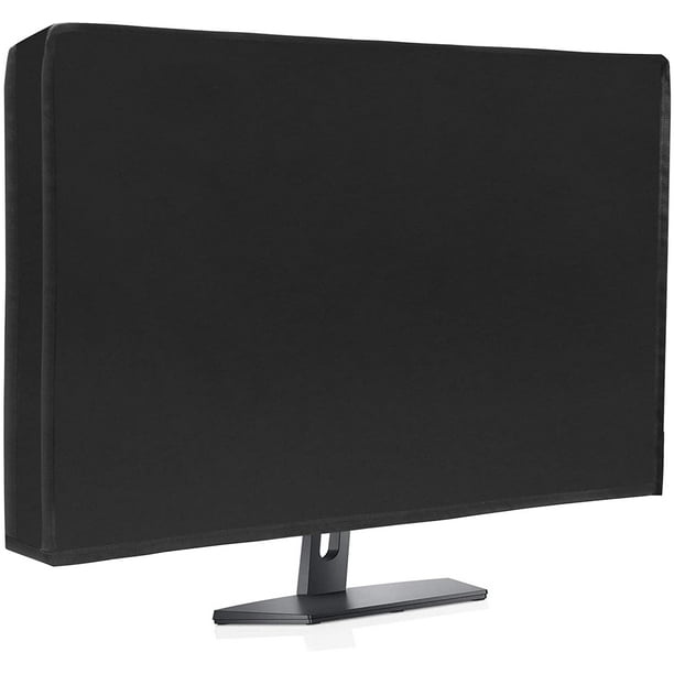Waterproof Computer Monitor Dust Cover,Black Full Body Cover for ...