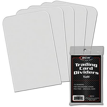 10 Ct. Premium BCW Tall Card Dividers | Walmart Canada