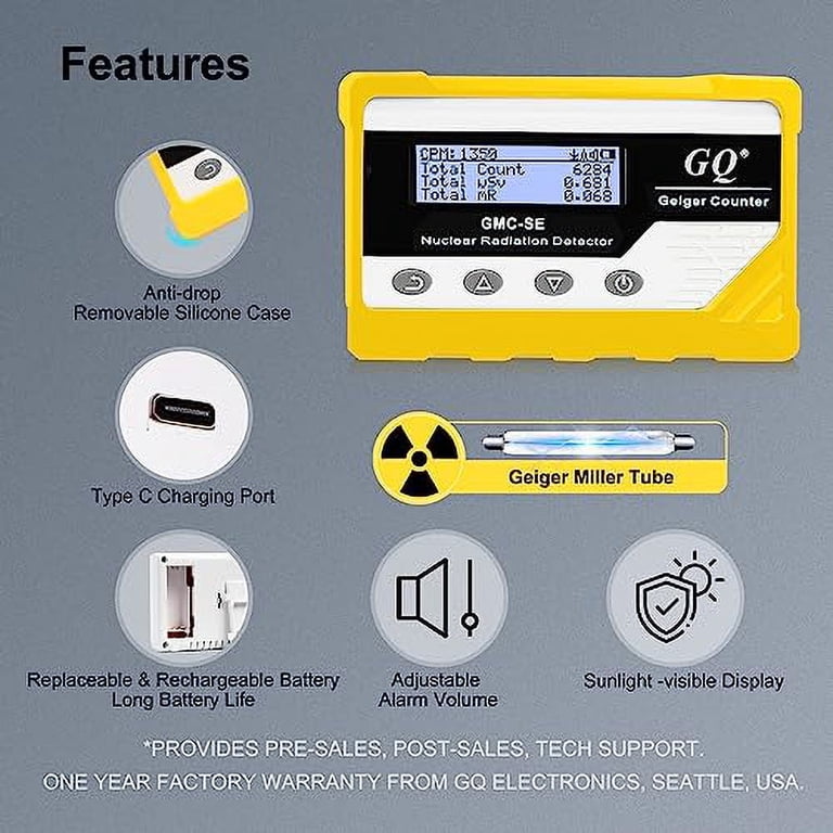 Beta Gamma Ray Detector DIY Geiger Counter Radiation Detector Kit With ...