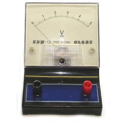 EDM-12 - METER ANALOG BENCHTOP 0-5VDC DC VOLTMETER EDUCATIONAL ...